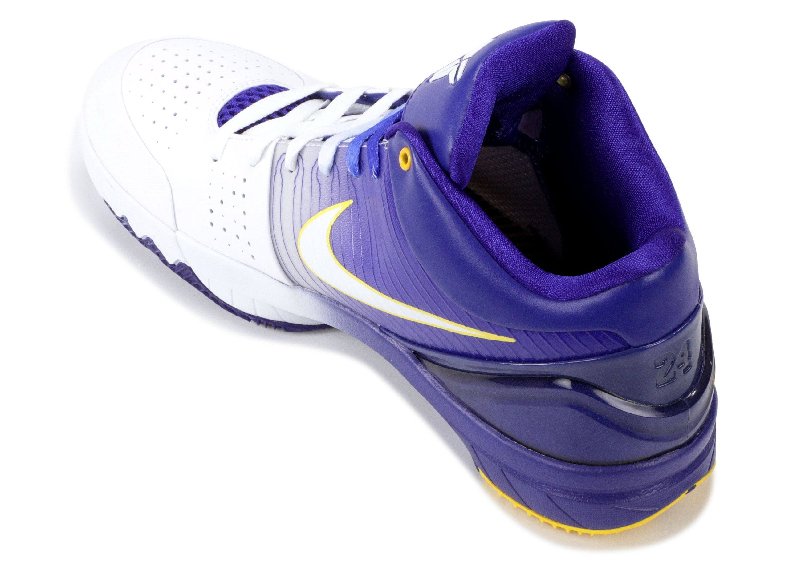 Zoom Kobe 4 'Lakers Home' - Nike - 344335 113 - white/white-concord ...