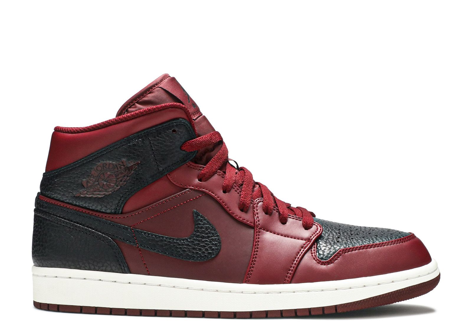 Air Jordan 1 Mid 'Reverse Banned' - Air Jordan - 554724 601 - red/white ...