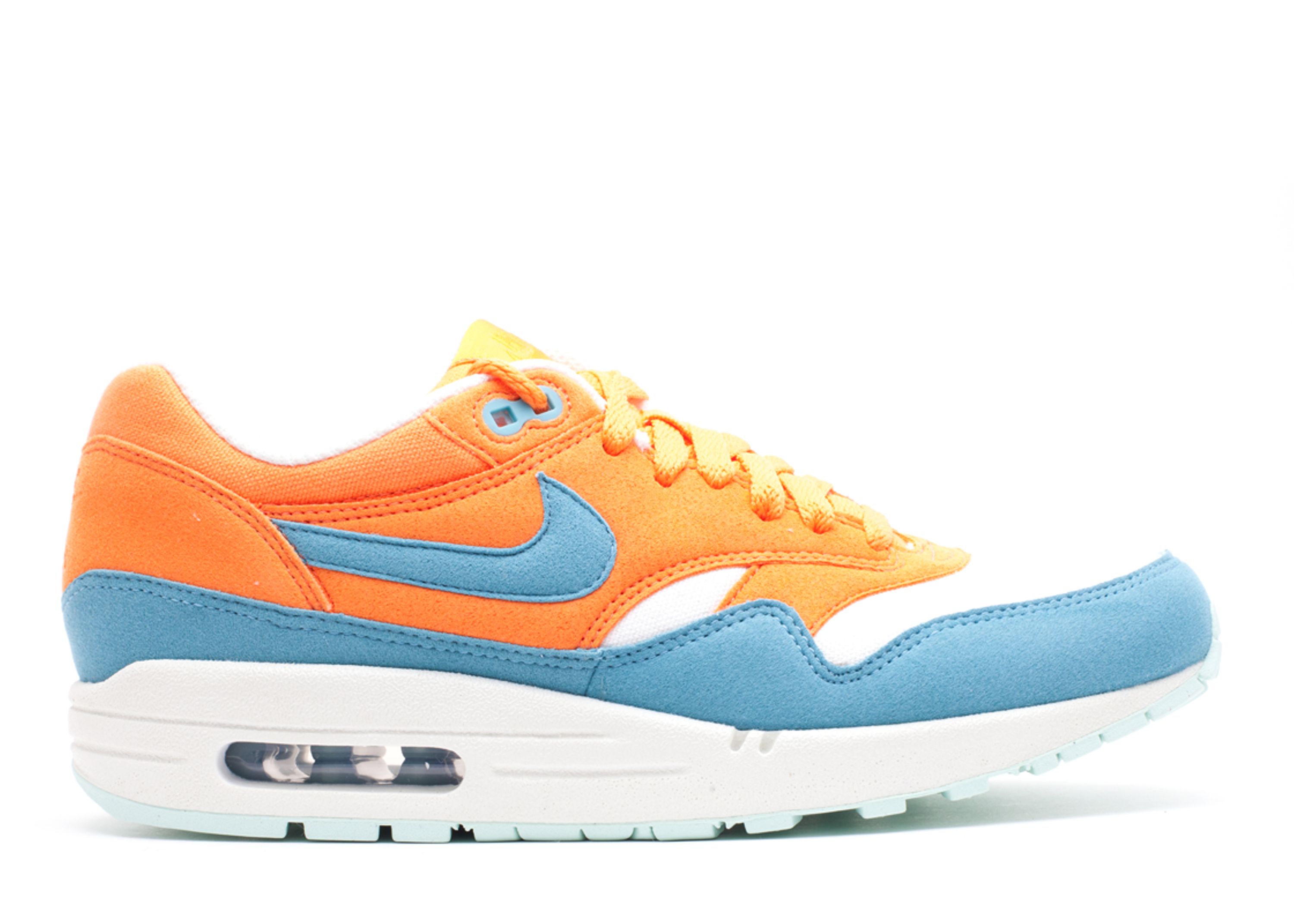 Air Max 1 'Mandarin Mineral Blue' - Nike - 308866 800 - bright mandarin ...