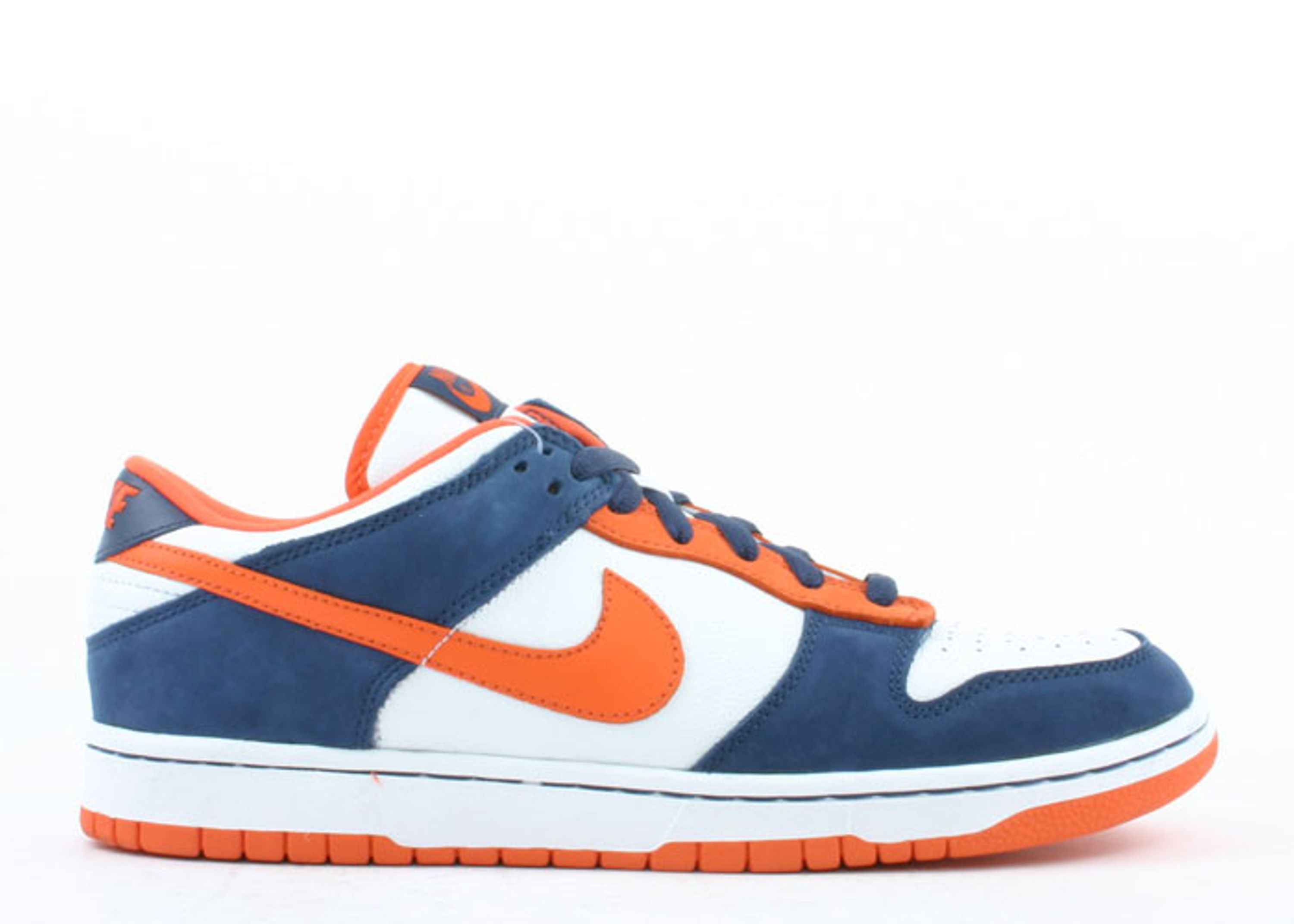 Dunk Low Pro SB 'Broncos' - Nike - 304292 184 - white/orange blaze ...