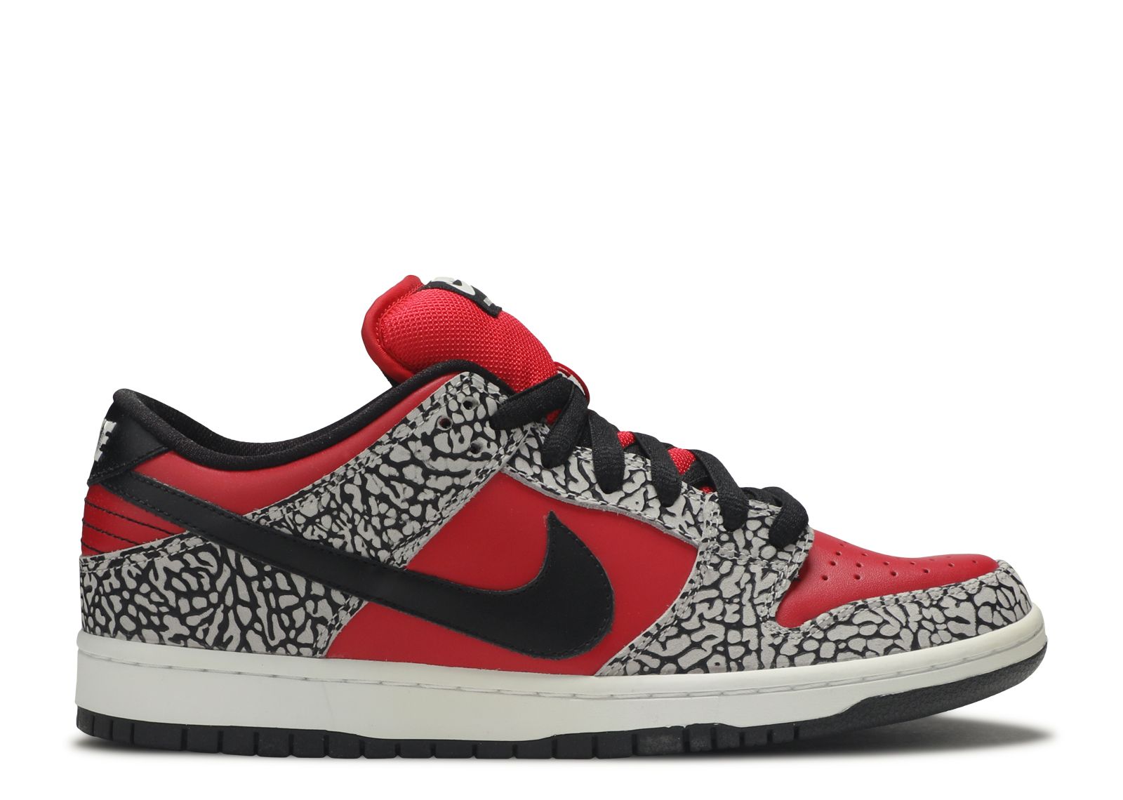 Supreme X Dunk Low Premium SB 'Red Cement' - Nike - 313170 600 - fire ...