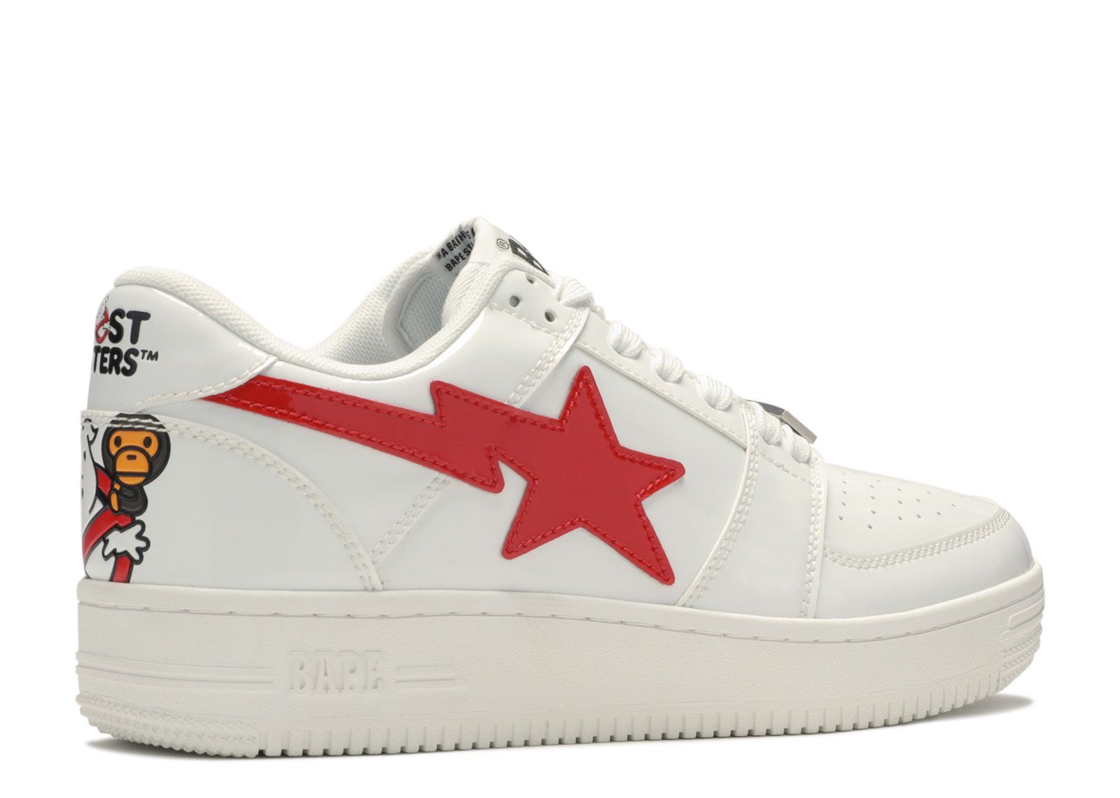 Bapesta Low 'White Red' - BAPE - 2F23191914 - white/red | Flight Club