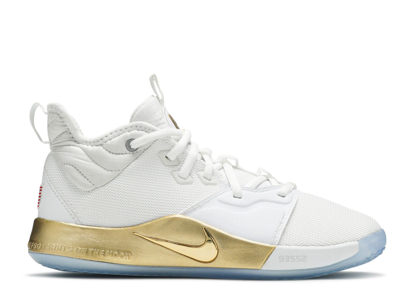 NASA X PG 3 GS 'Apollo Missions' - Nike - CI8973 100 - white/metallic ...