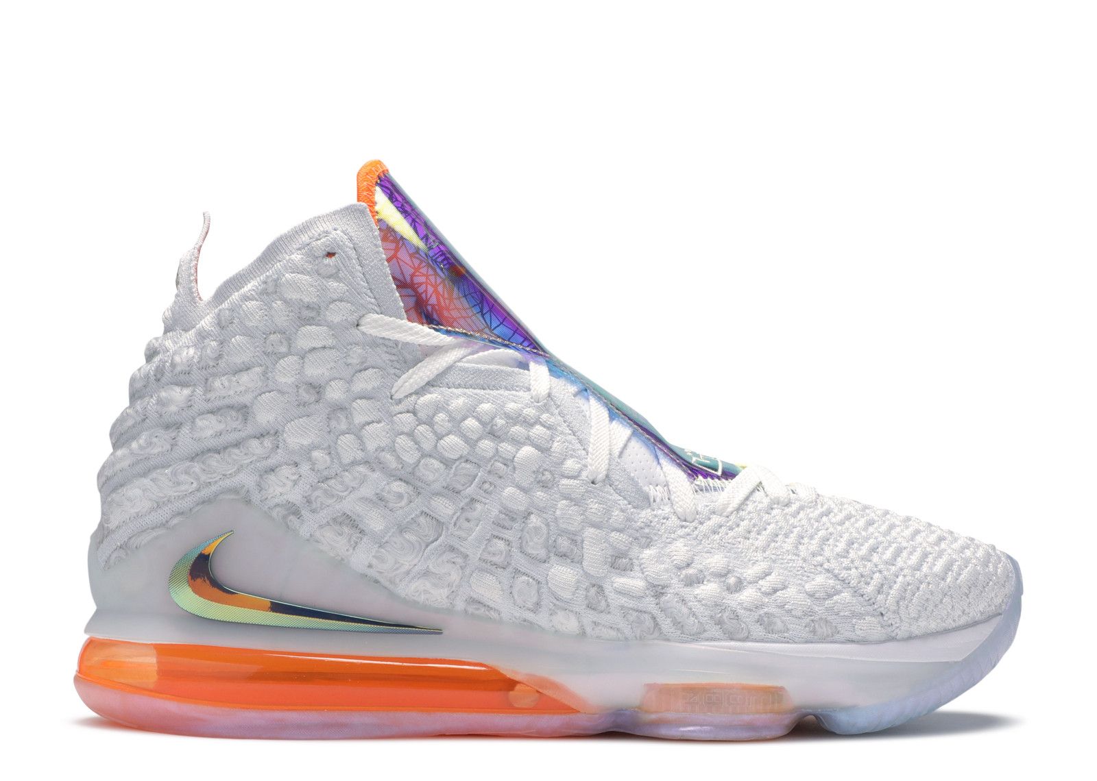 LeBron 17 LMTD 'Future Air' - Nike - CT3843 100 - wolf grey/game royal/varsity maize/total ...