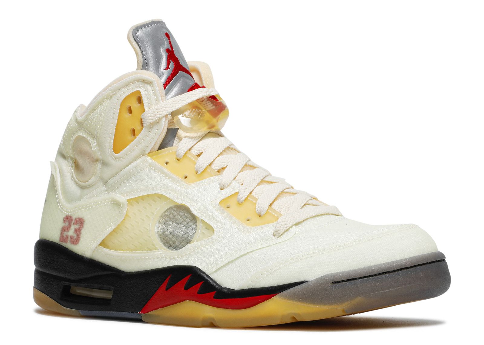 Off White X Air Jordan 5 SP 'Sail' - Air Jordan - DH8565 100 - sail ...