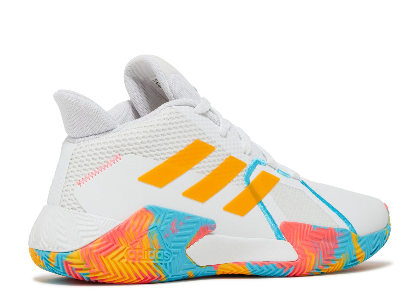Court Vision 2.0 'Rainbow Sole' - Adidas - FY9379 - cloud white/solar ...