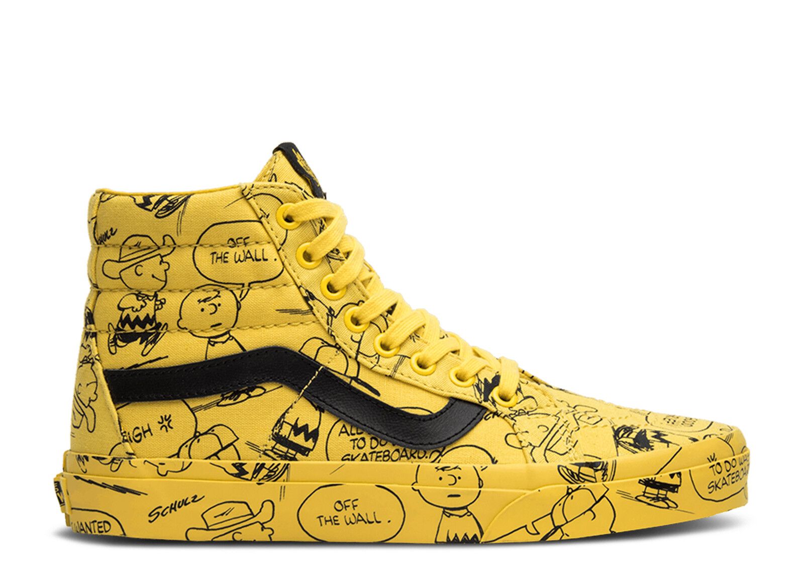 Peanuts X Sk8 Hi 'Charlie Brown Maize' - Vans - VN0A2XSBQX4 - maize ...