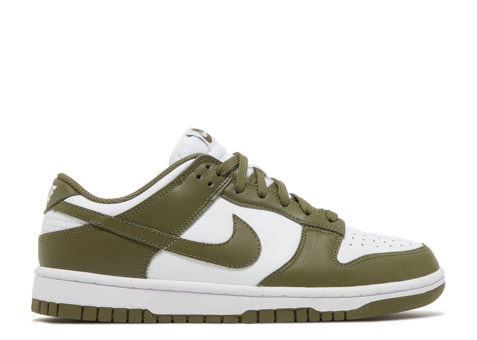 Wmns Dunk Low 'Medium Olive' - Nike - DD1503 120 - white/medium olive ...