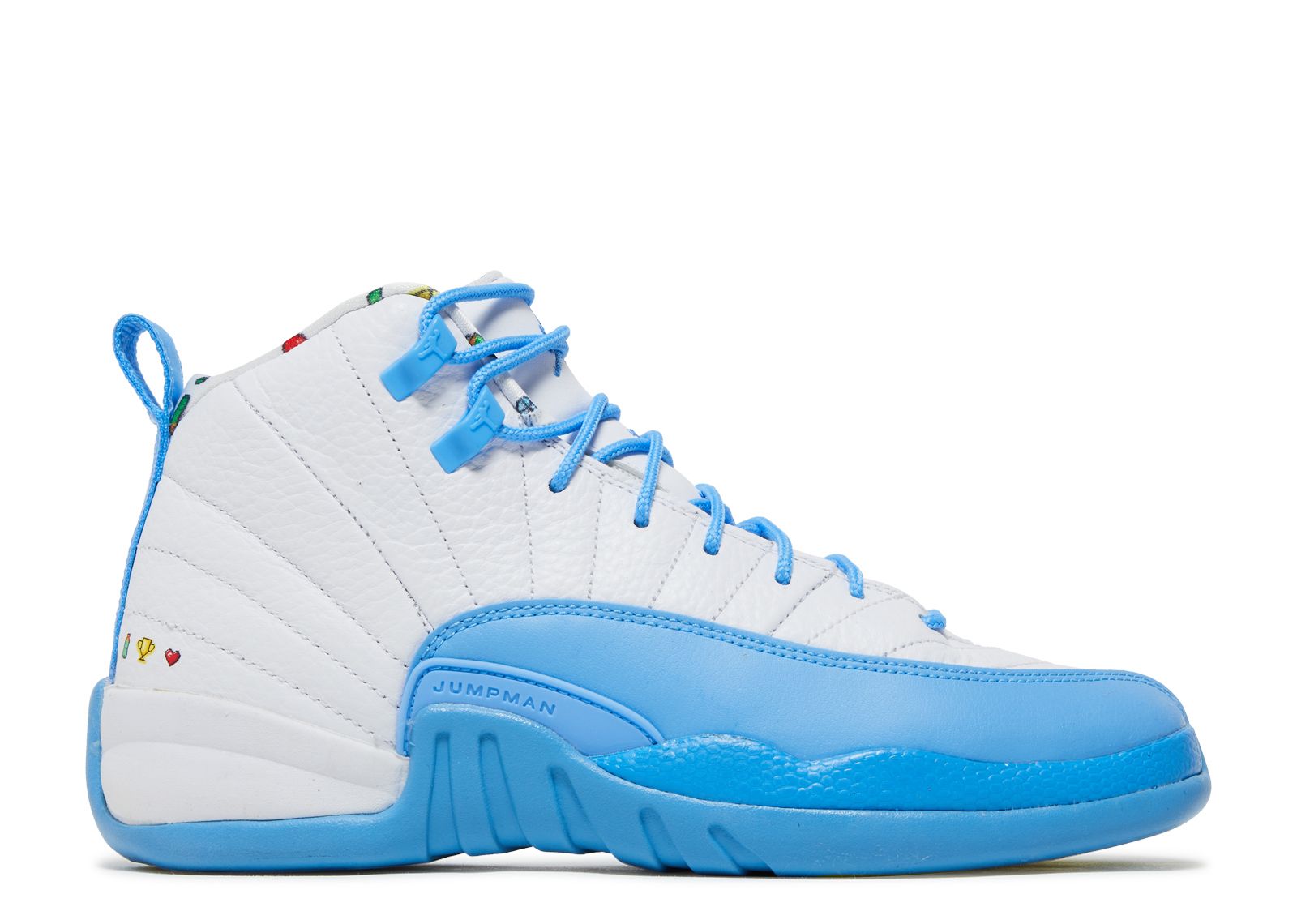 Air Jordan 12 Retro GS 'Emoji' - Air Jordan - DQ4365 114 - white ...