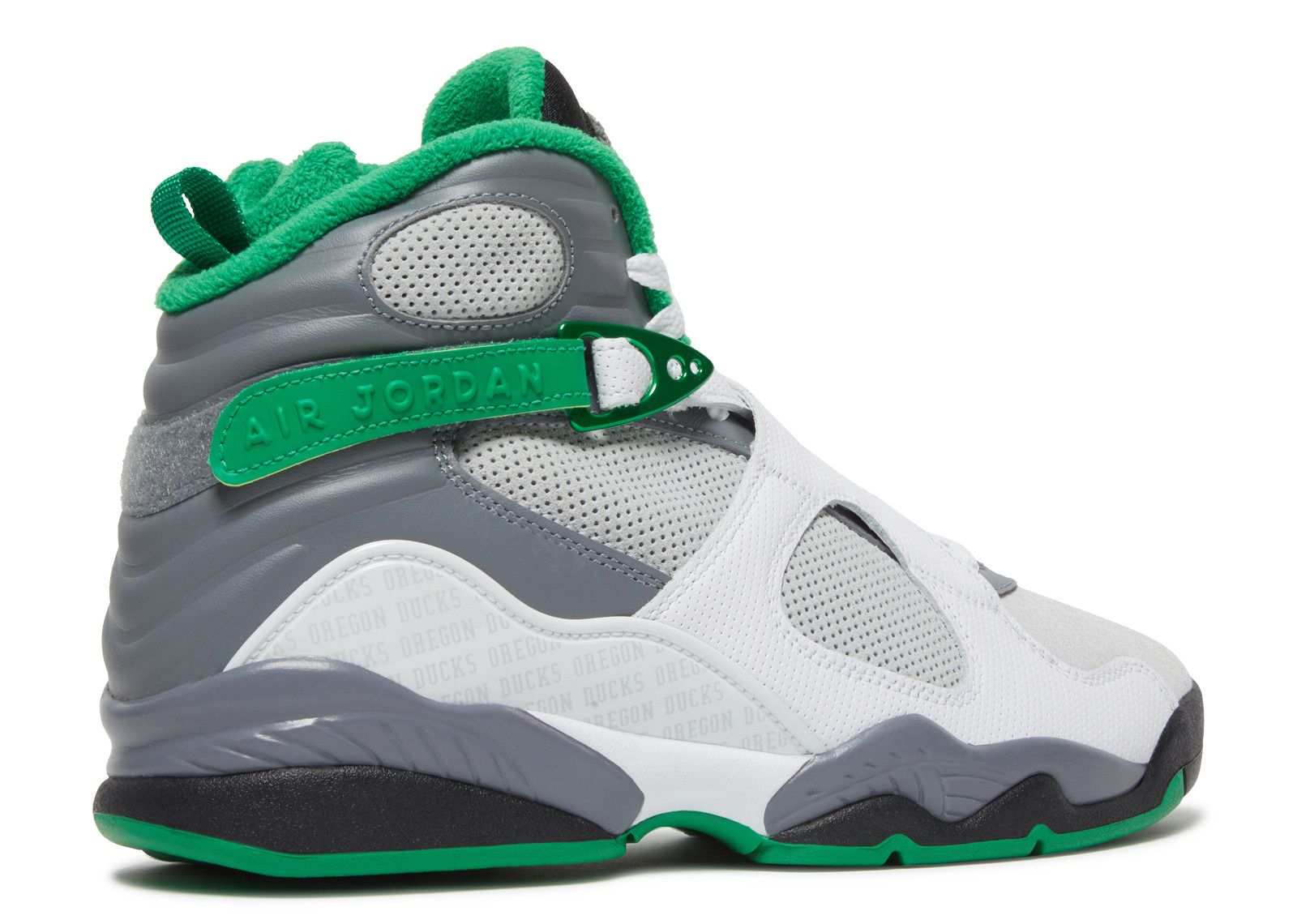 Air Jordan VIII 'University Of Oregon Pure Platinum' PE - Air Jordan ...