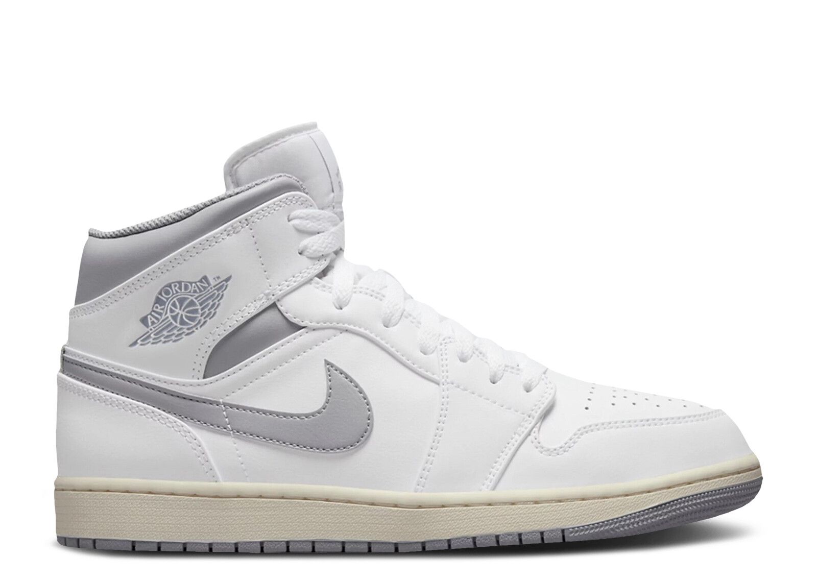 Air Jordan 1 Mid GS 'Neutral Grey' - Air Jordan - 554725 135 - white ...
