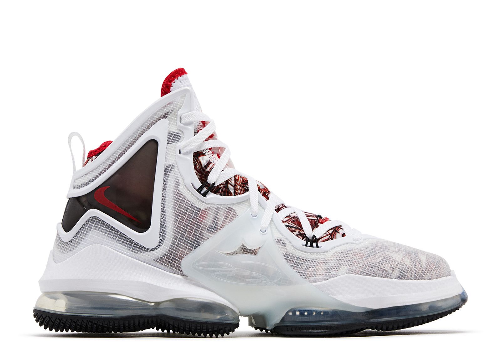 LeBron 19 'Sketch' - Nike - CZ0203 101 - white/black/university red ...