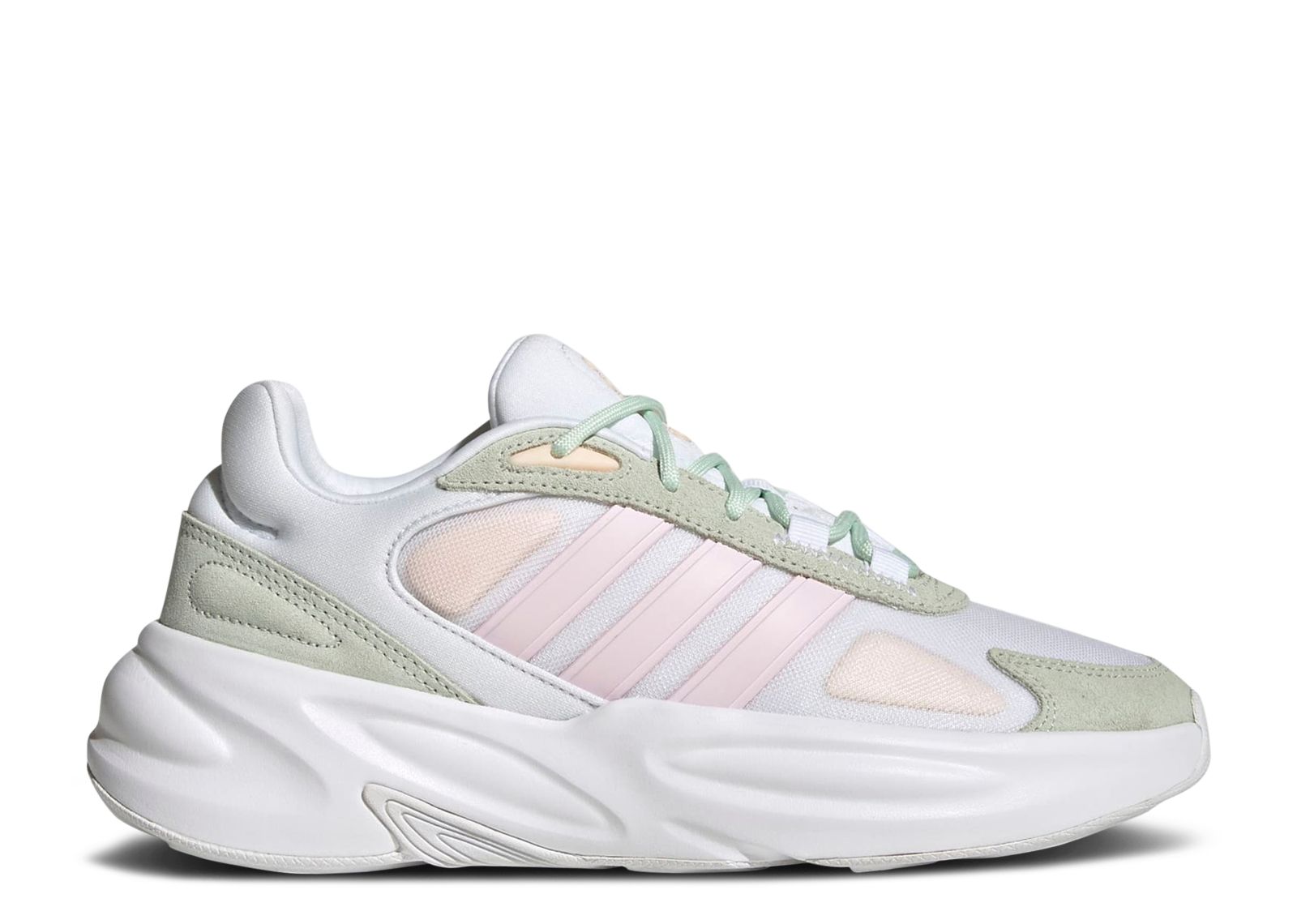 Wmns Ozelle 'White Almost Pink' - Adidas - GX1729 - cloud white/almost ...