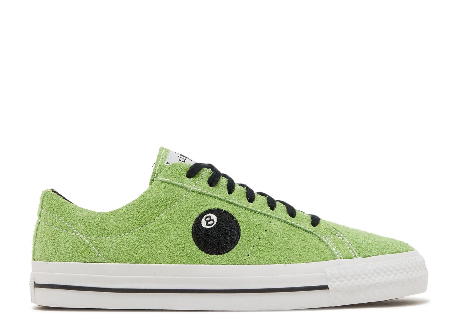 Stussy X One Star Pro Low '8 Ball' - Converse - A03712C - green flash ...