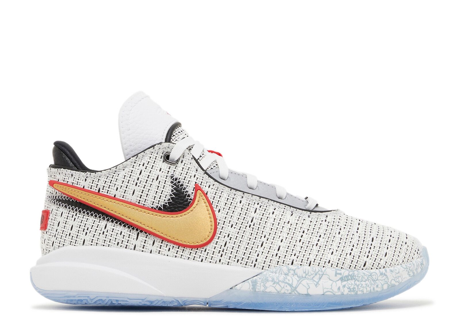 LeBron 20 GS 'The Debut' - Nike - DQ8651 100 - white/metallic gold ...
