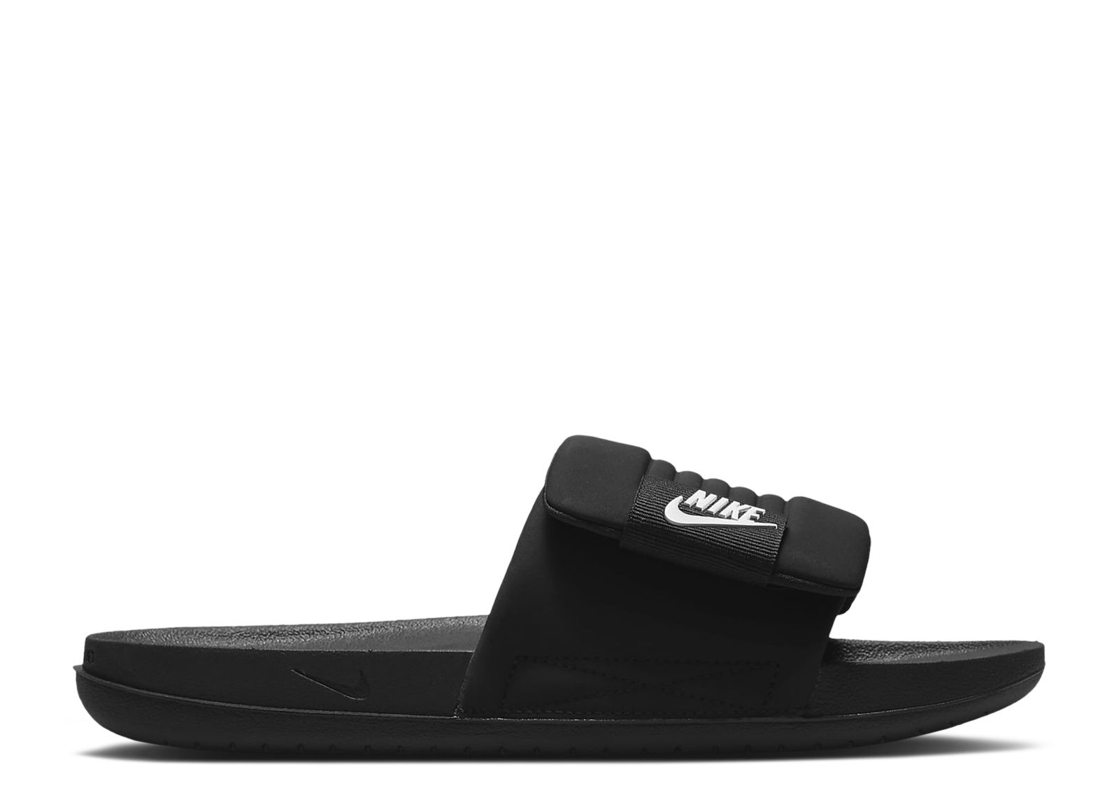 Offcourt Adjust Slide 'Black White' - Nike - DQ9624 001 - black/black ...