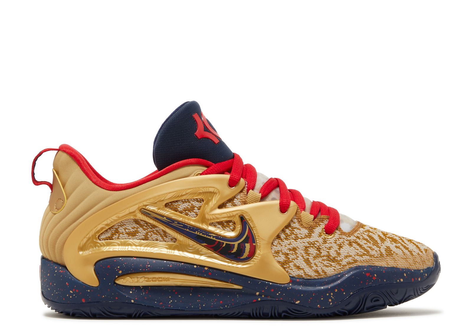 KD 15 'Olympic' - Nike - DC1975 700 - metallic gold/university red ...