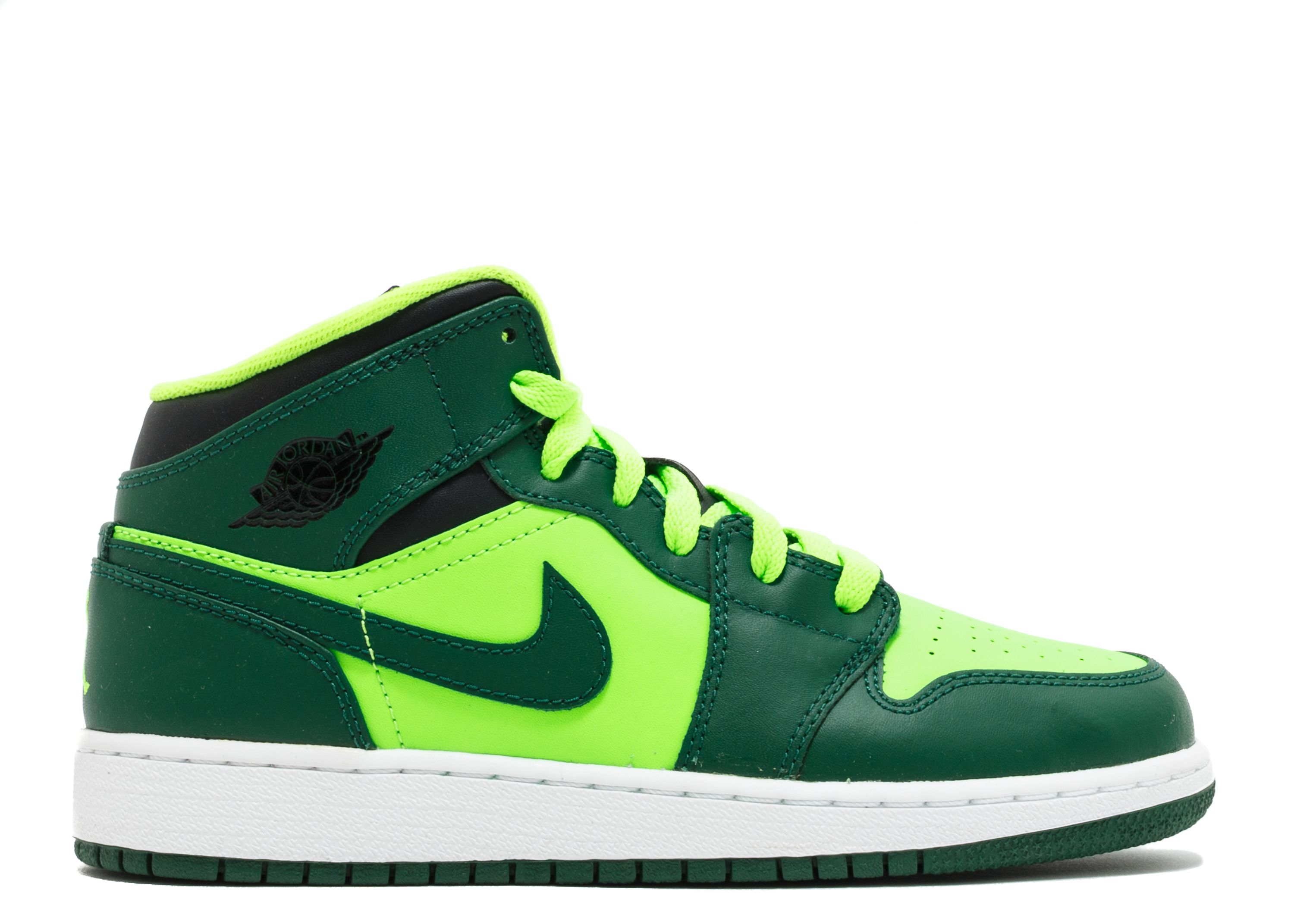 Air Jordan 1 Mid GS 'Gorge Green' - Air Jordan - 554725 330 - gorge ...