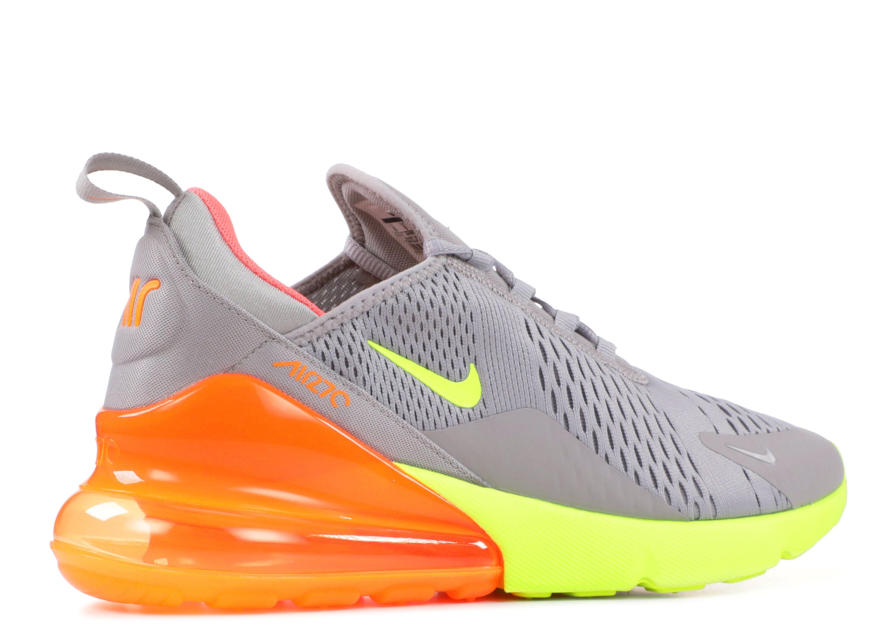 Air Max 270 'Grey Volt Orange' - Nike - AH8050 012 - cool grey/volt ...