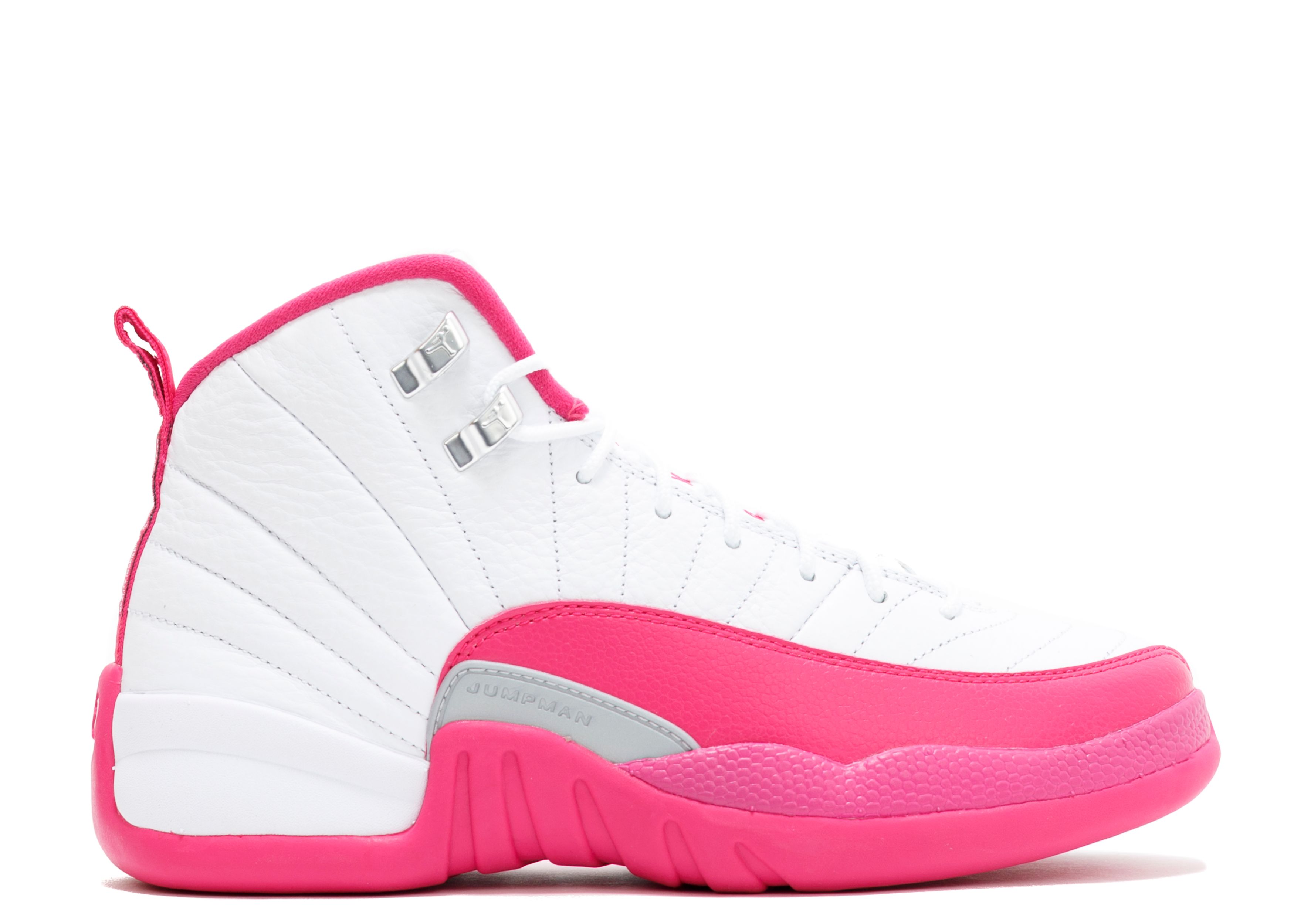 Air Jordan 12 Retro GG 'Vivid Pink' - Air Jordan - 510815 109 - white ...