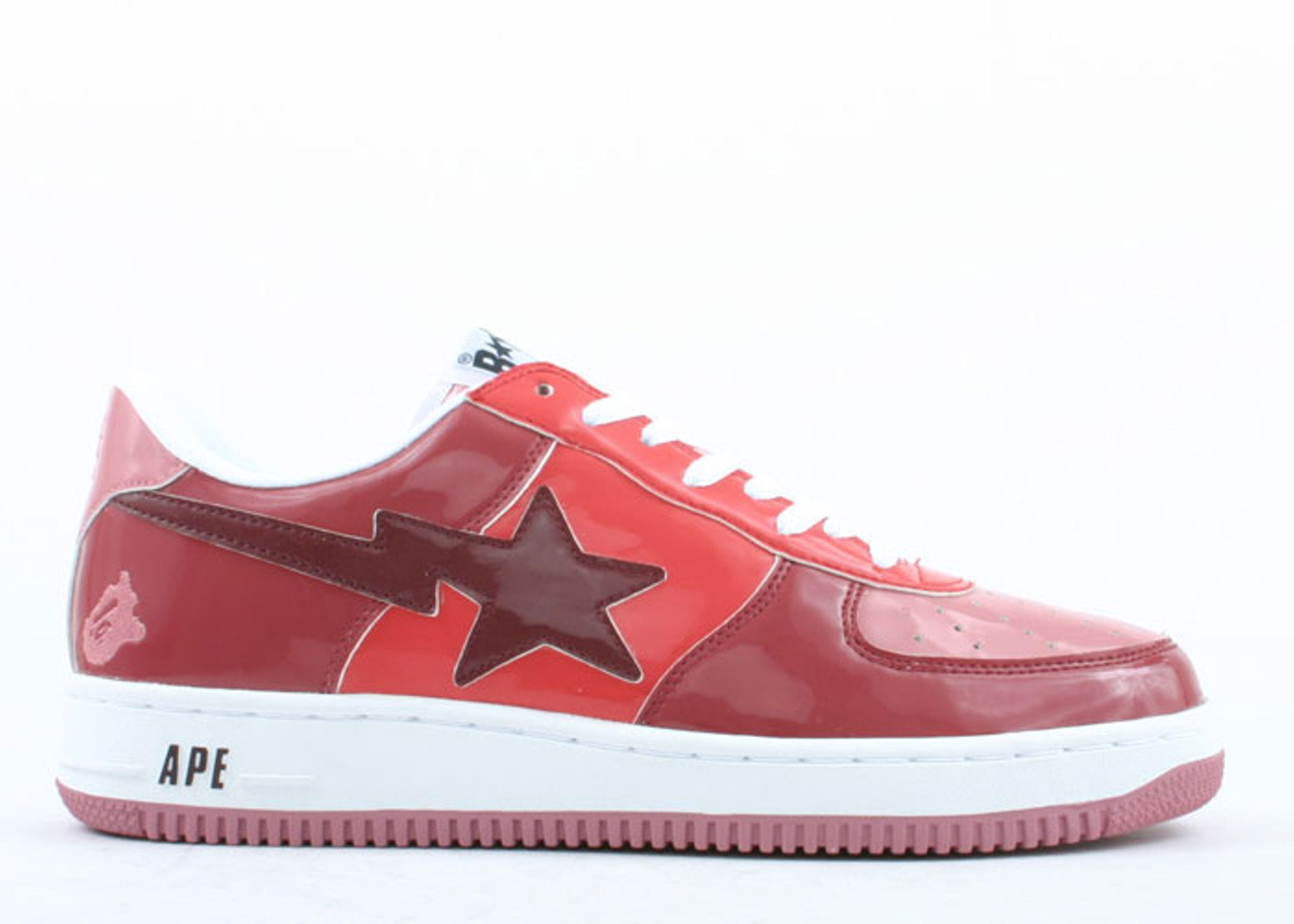Bapesta FS 001 Low 'Red' - BAPE - 454 - red | Flight Club