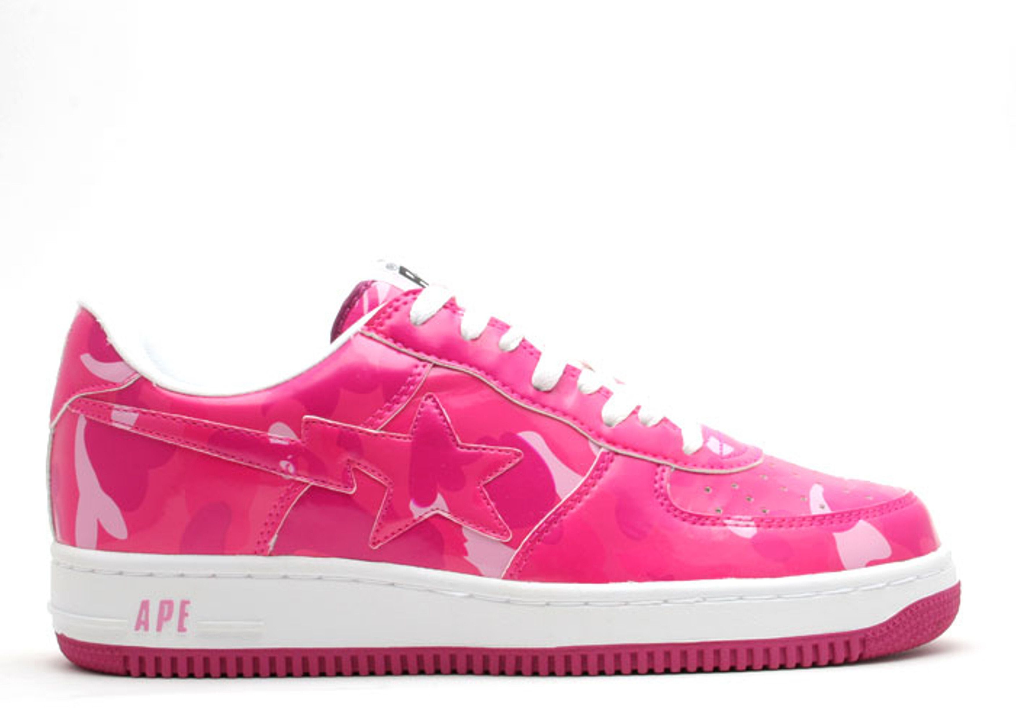 Bapesta FS 001 Low 'Hot Pink Camo' - BAPE - 832 - pink | Flight Club