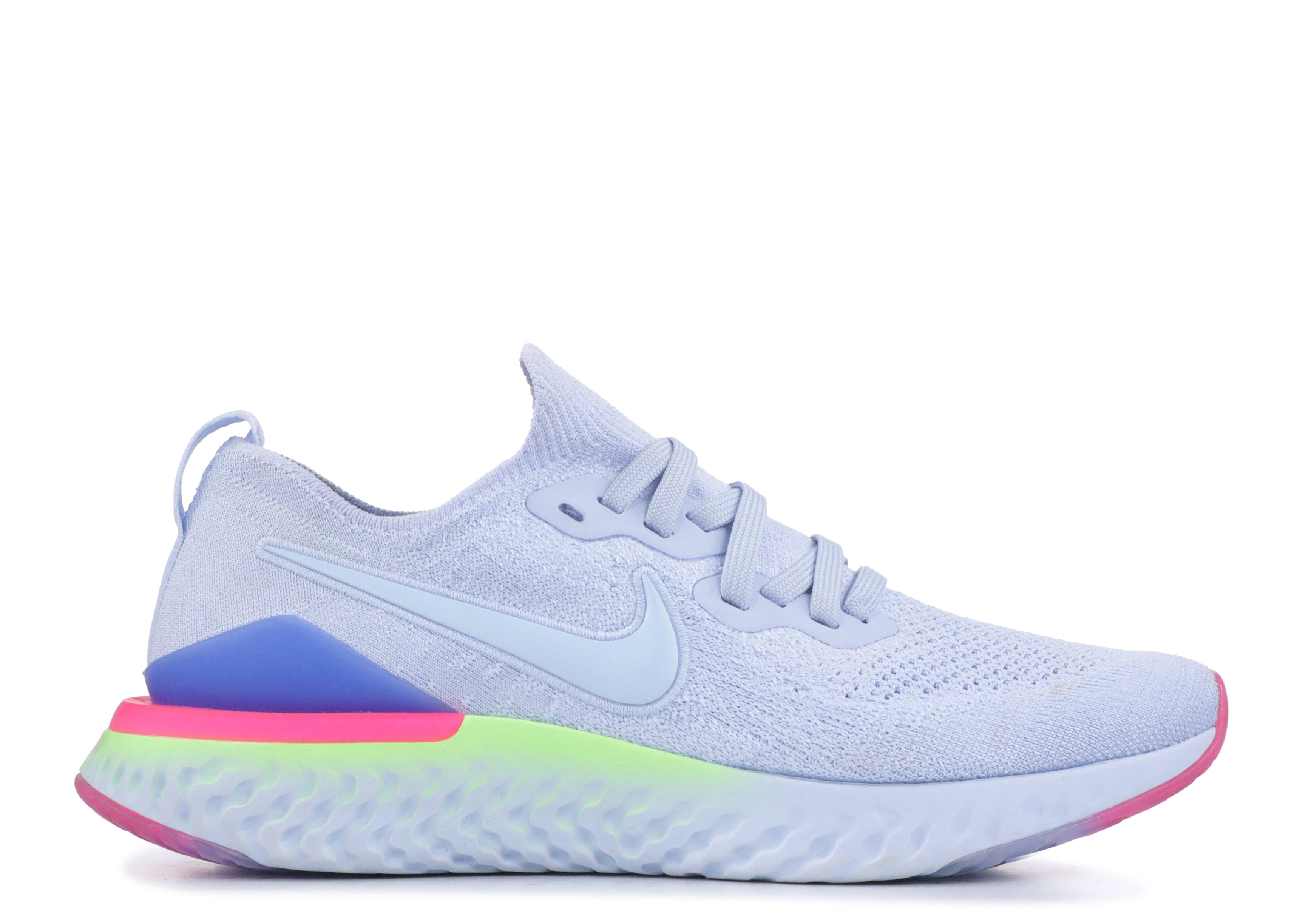 Epic React Flyknit 2 '8 Bit' - Nike - BQ8928 453 - hydrogen blue ...