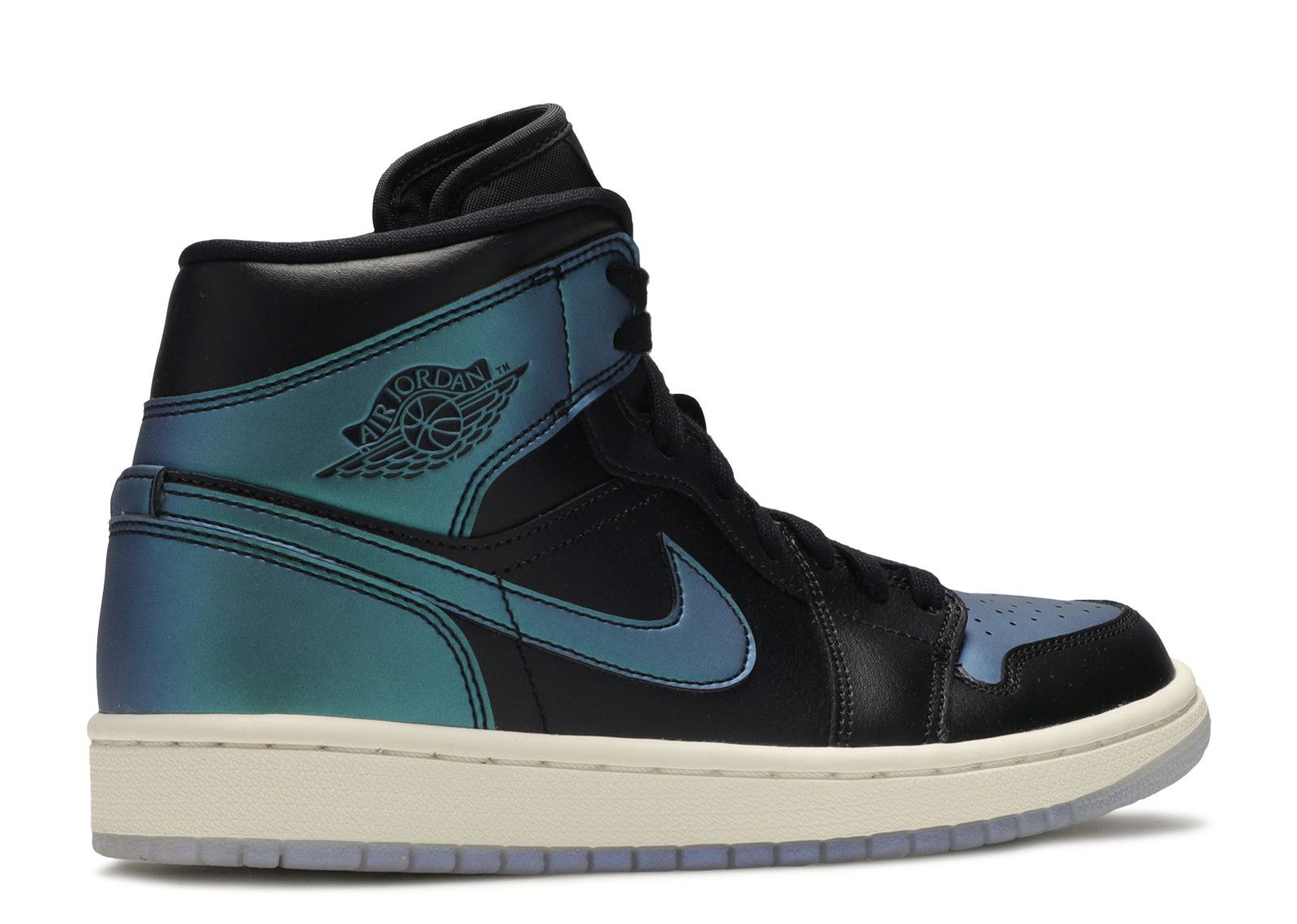 Wmns Air Jordan 1 Mid 'Metallic Turquoise' - Air Jordan - BQ6472 009 ...