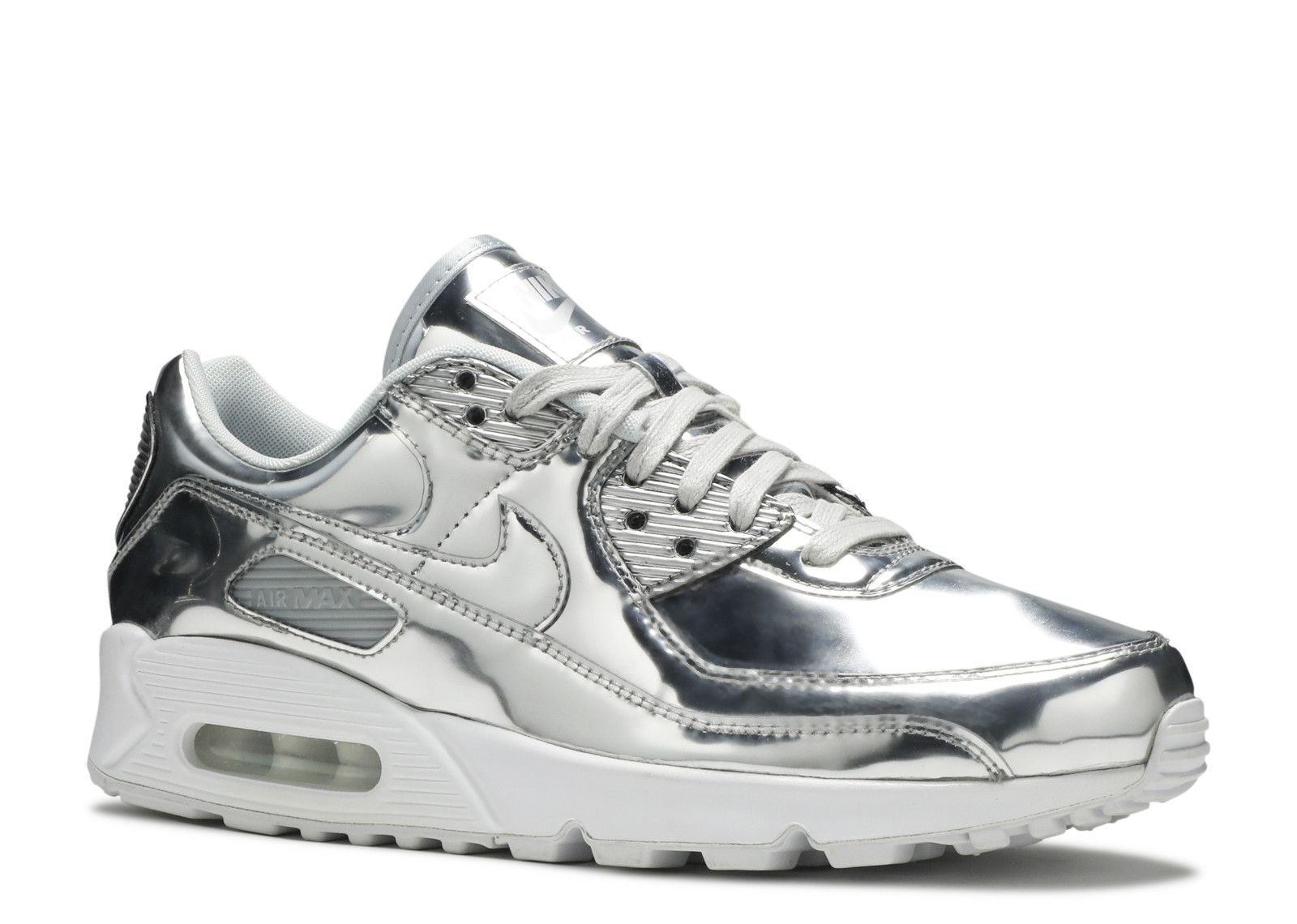 Wmns Air Max 90 'Metallic Pack Chrome' - Nike - CQ6639 001 - silver ...