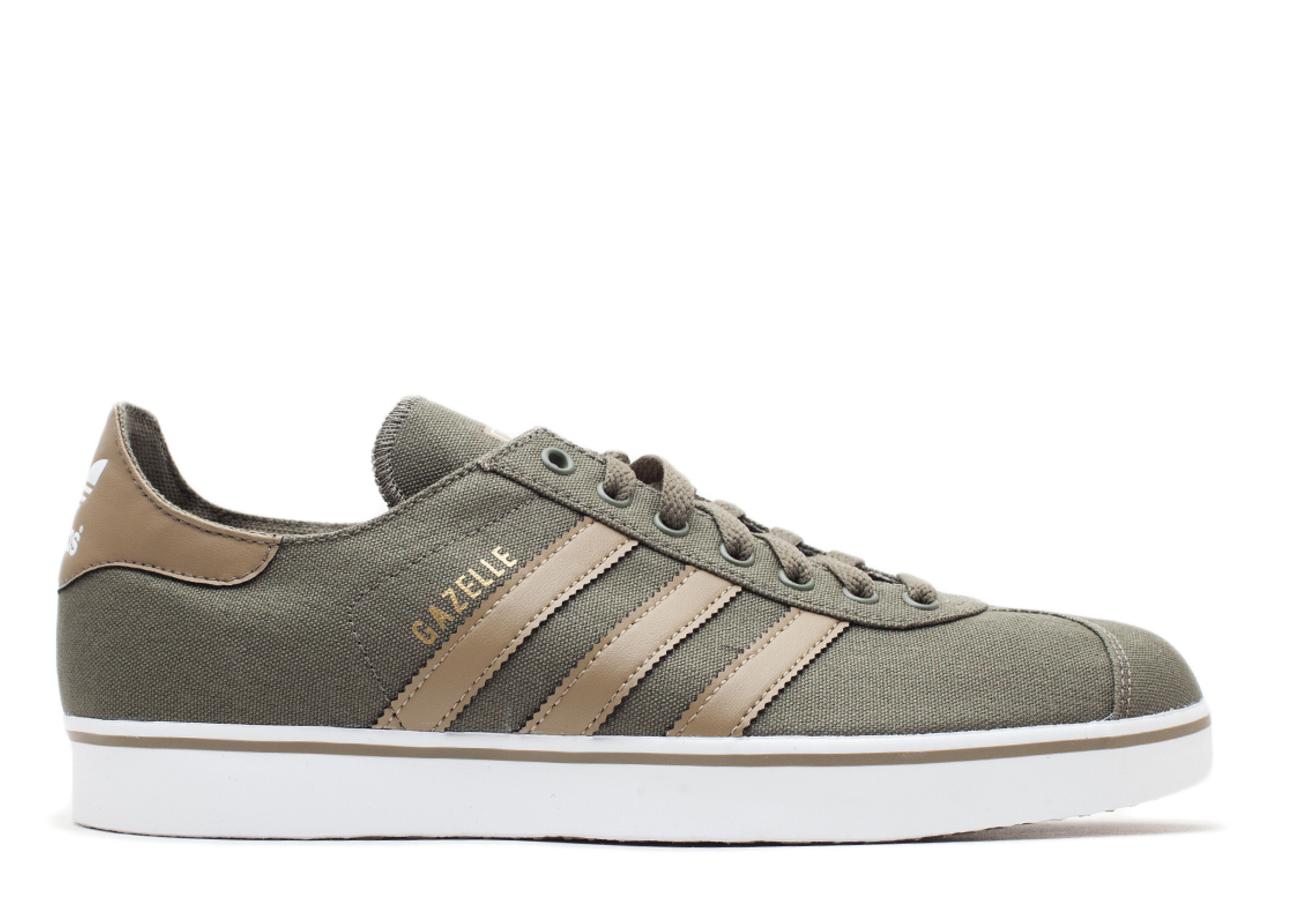 Gazelle 2 Canvas - Adidas - Q23157 - earthgree/earthkhak/runninwht ...