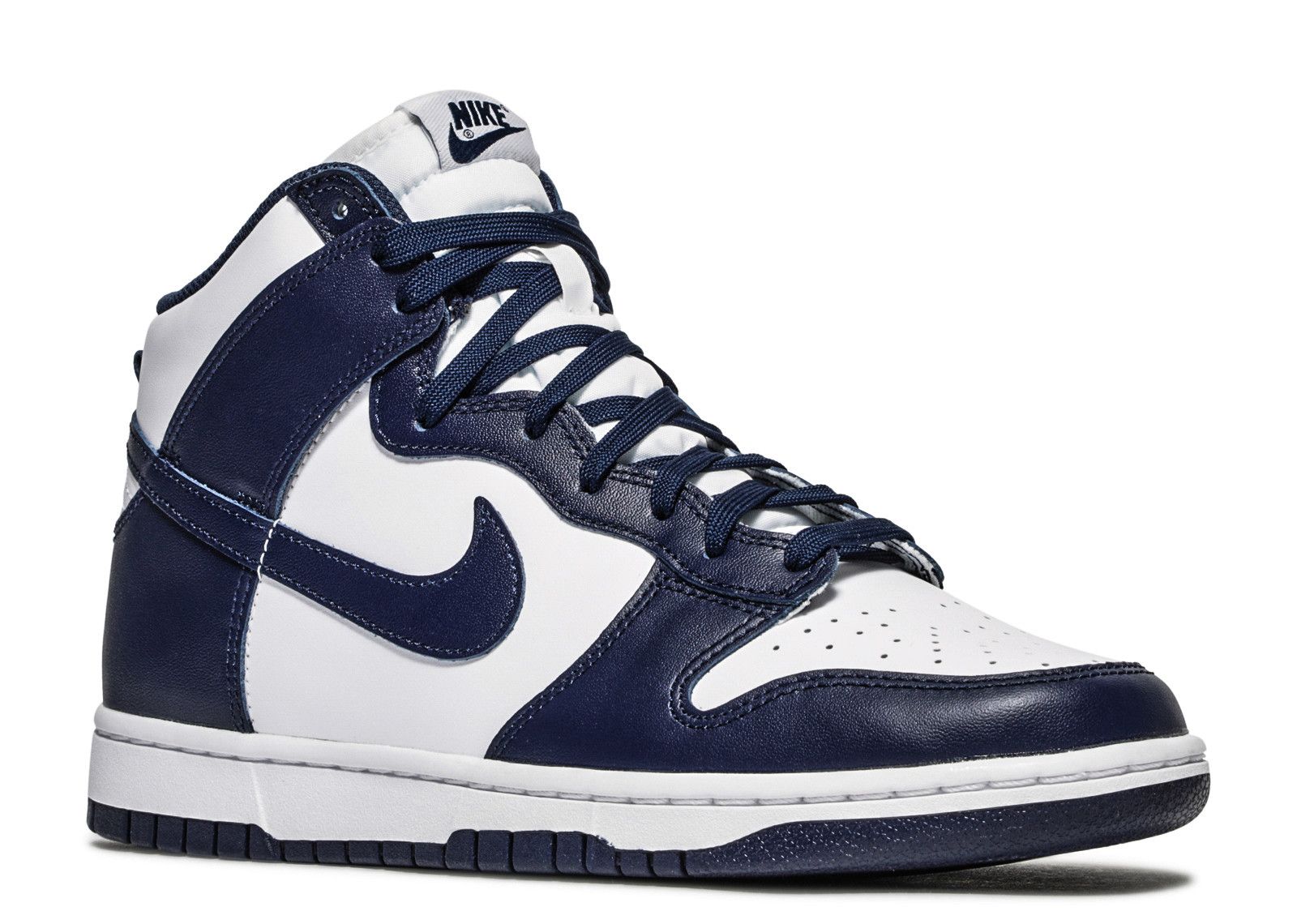 Dunk High 'Midnight Navy' - Nike - DD1399 104 - white/midnight navy ...