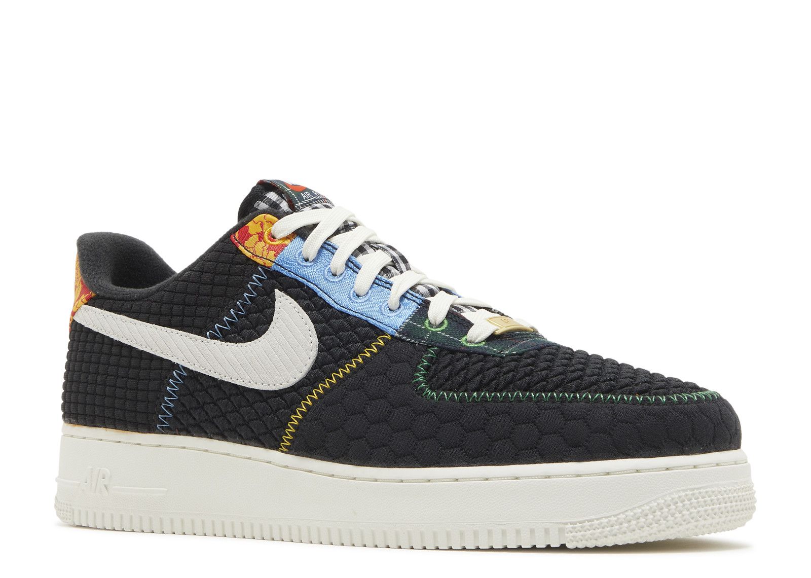 Air Force 1 '07 LV8 'Multi Material' - Nike - DZ4855 001 - black/sail ...