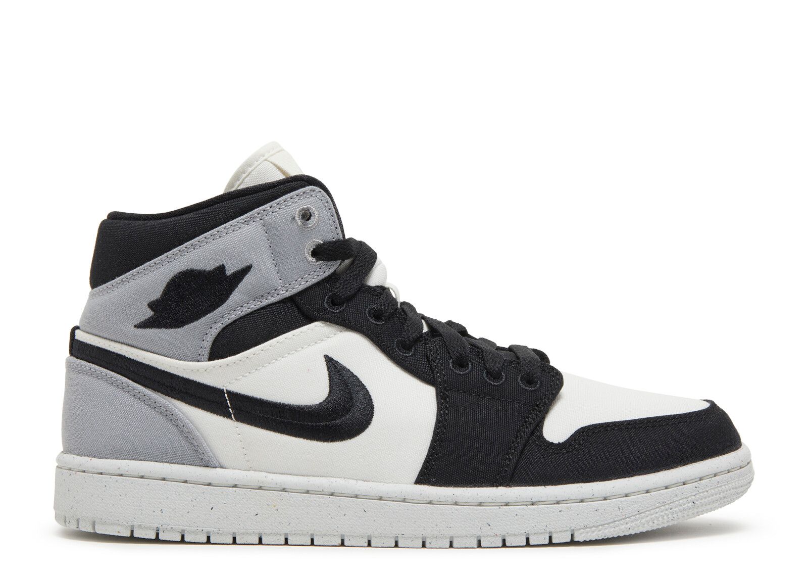 Wmns Air Jordan 1 Mid SE 'Light Steel Grey Canvas' - Air Jordan ...