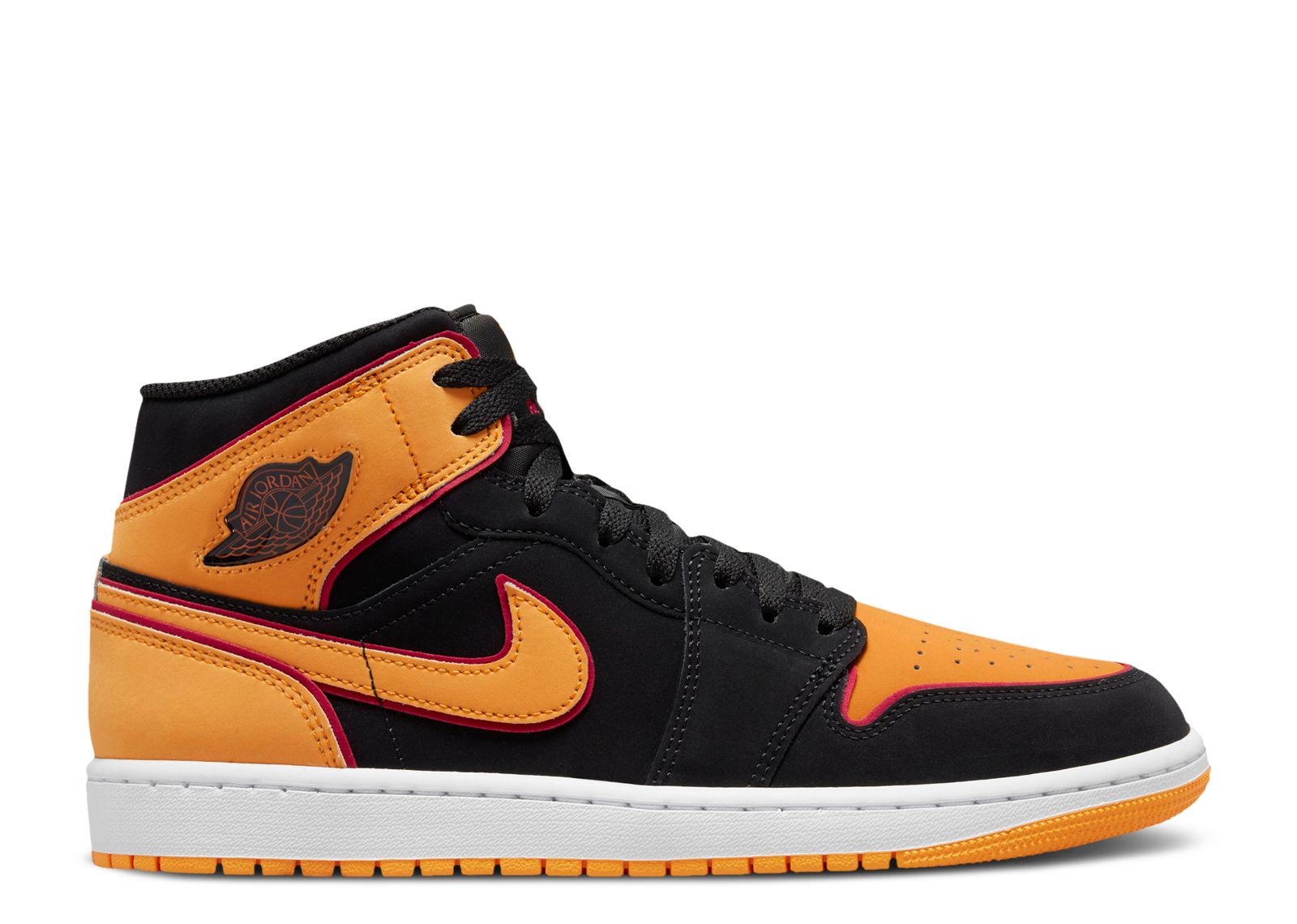 Air Jordan 1 Mid SE 'Vivid Orange' - Air Jordan - FJ4923 008 - black ...