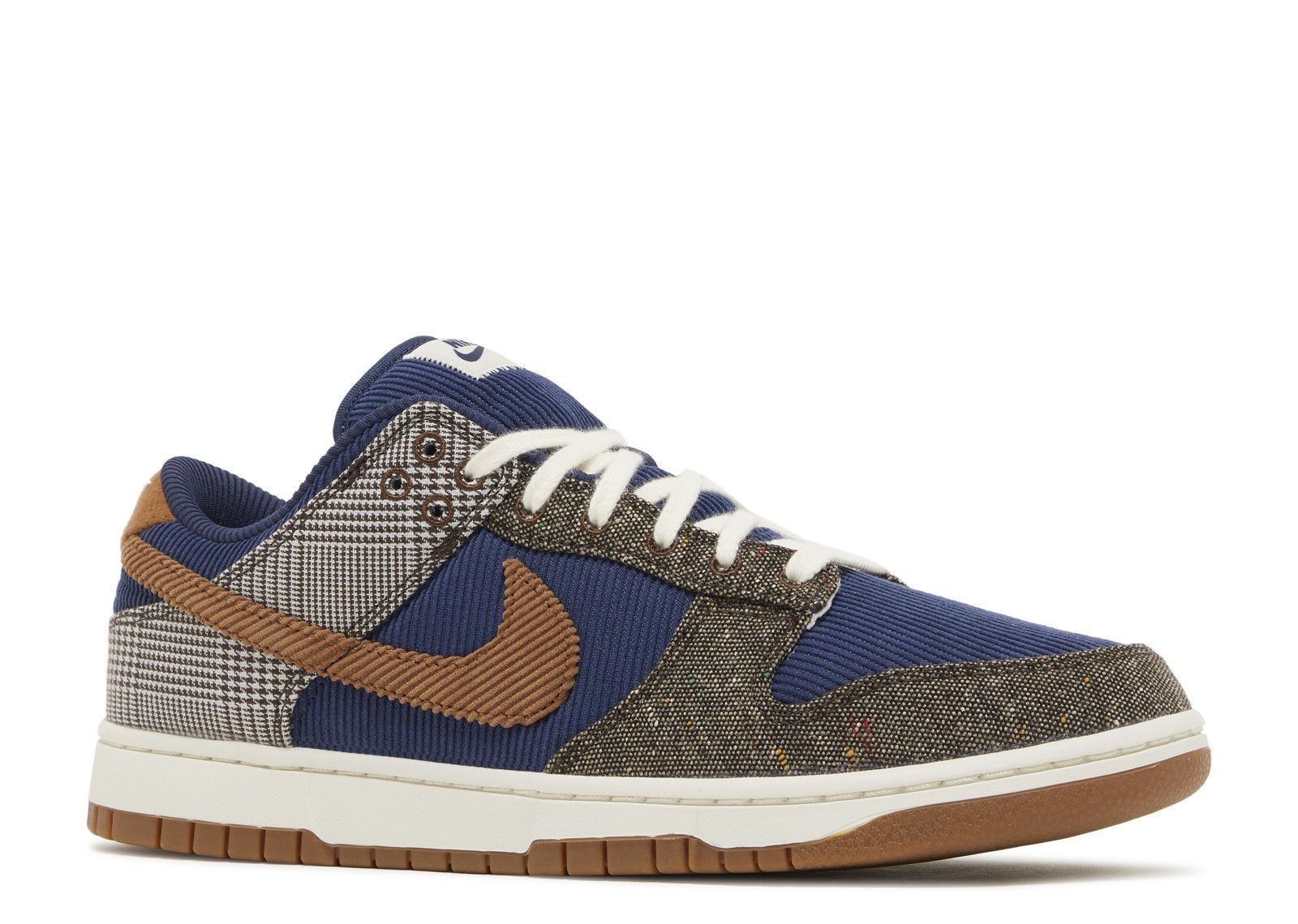 Dunk Low 'Tweed Corduroy' - Nike - FQ8746 410 - midnight navy/ale brown ...