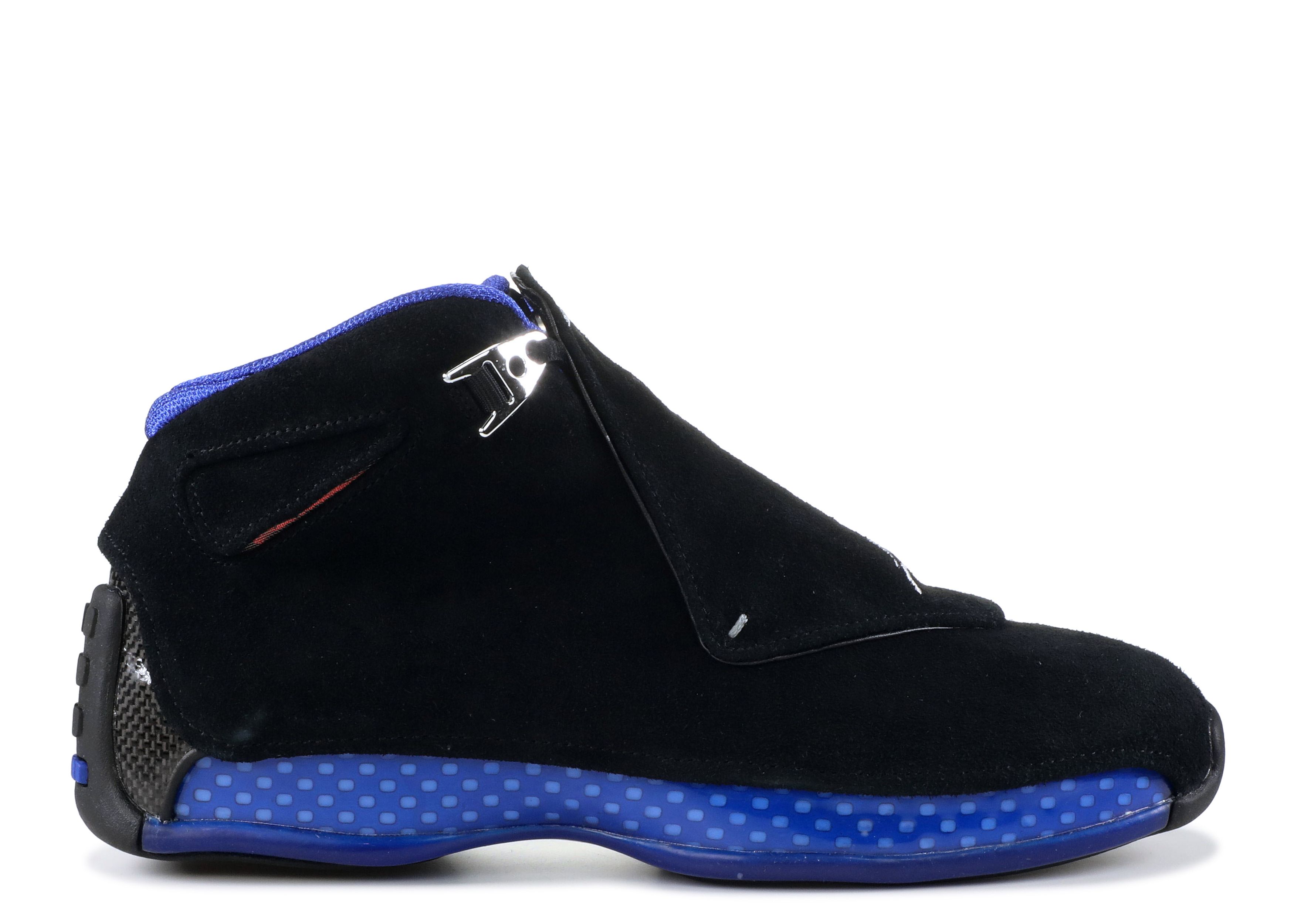 Air Jordan 18 Retro 'Black Sport Royal' 2018 - Air Jordan - AA2494 007 ...