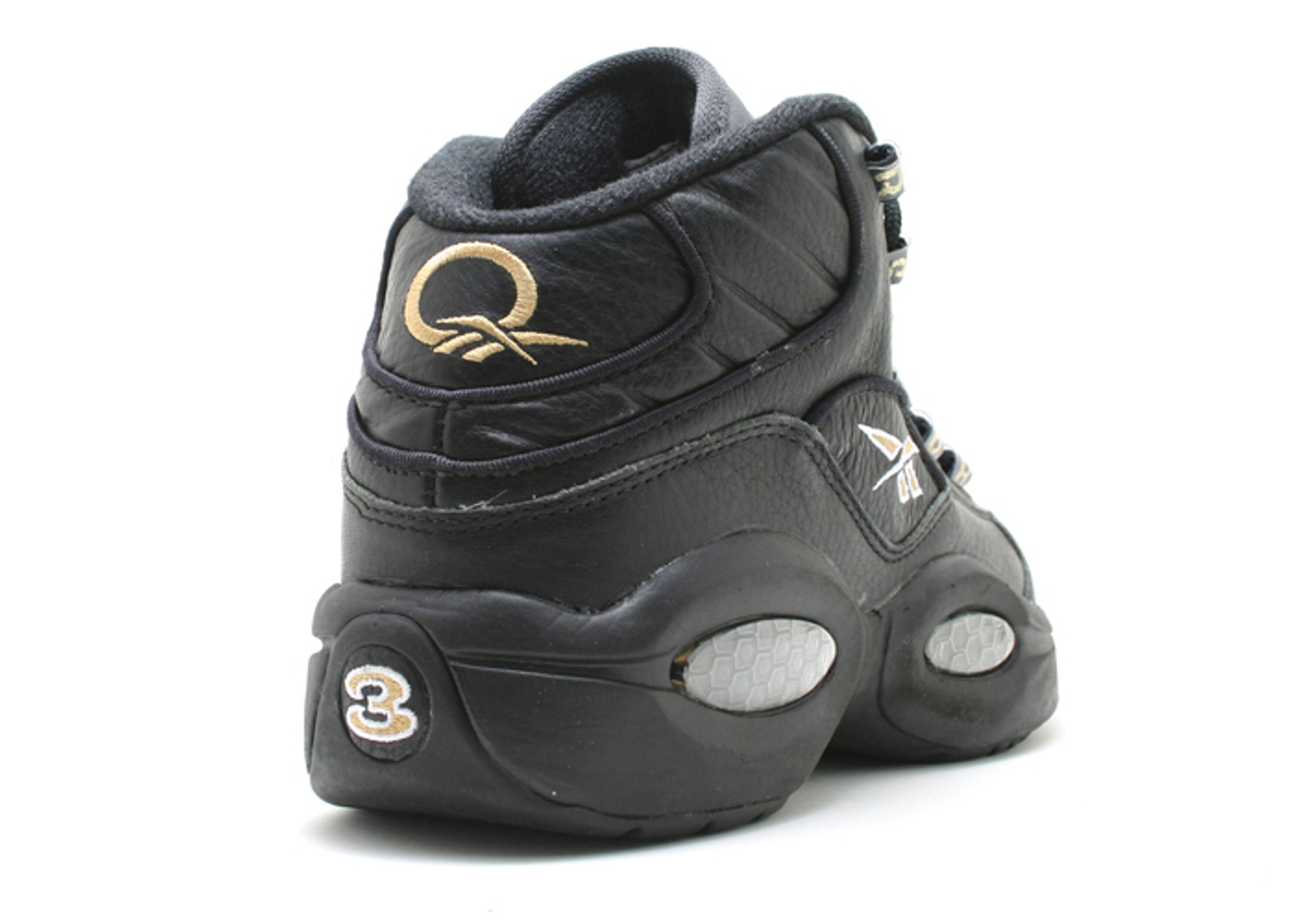 The Question 'Iverson' - Reebok - 434754 - black/white/met gold ...