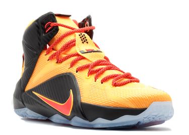 LeBron 12 'CLE' - Nike - 684593 830 - laser orange/green glow-black ...
