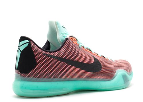 Kobe 10 'Easter' - Nike - 705317 808 - hot lava/sunset glow-black ...