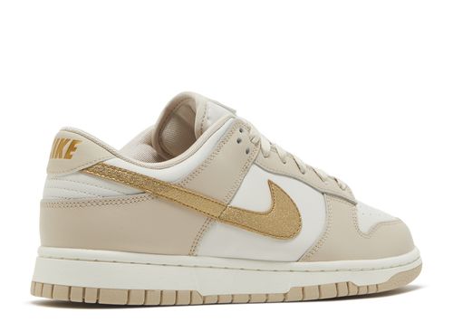 Wmns Dunk Low 'Gold Swoosh' - Nike - DX5930 001 - phantom/metallic gold ...