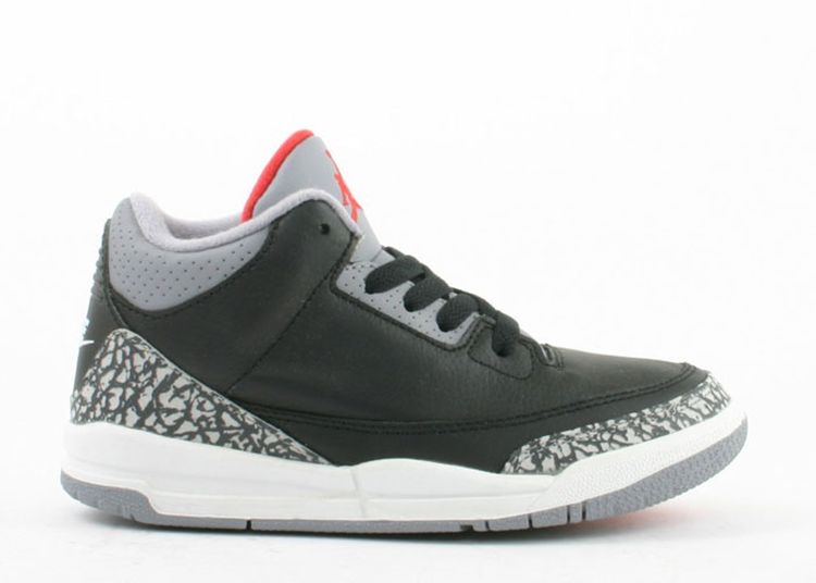 Air Jordan 3 Retro PS - Air Jordan - 135704 001 - black/cement grey ...