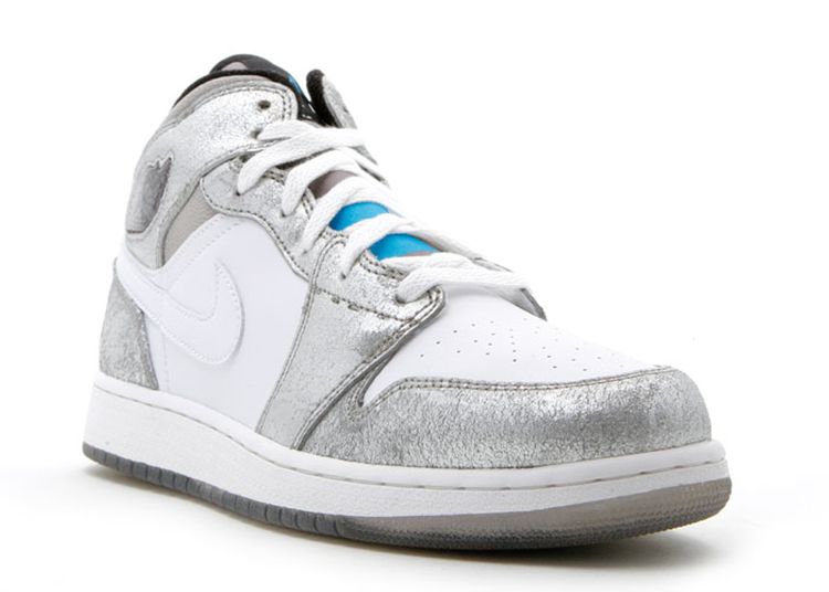 Air Jordan 1 Premium GS 'Metallic Silver' - Air Jordan - 322675 001 ...