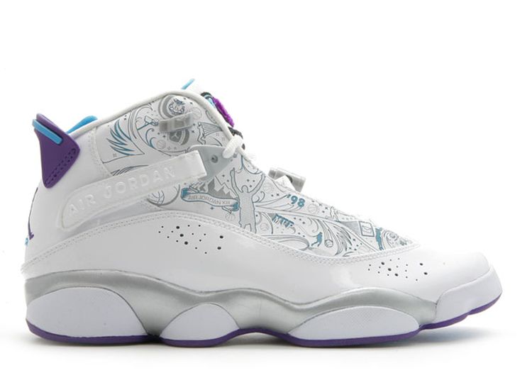 6 Rings 'Utah' - Air Jordan - 322992 153 - white/varsity purple-teal ...