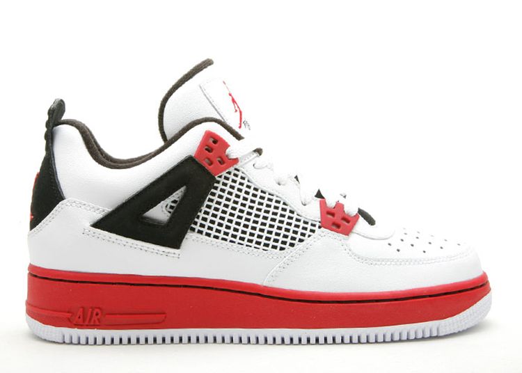 Air Jordan Fusion 4 Gs - Air Jordan - 365160 161 - white/varsity red ...