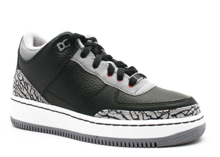Air Jordan Fusion 3 Gs - Air Jordan - 323947 061 - black/fire red ...