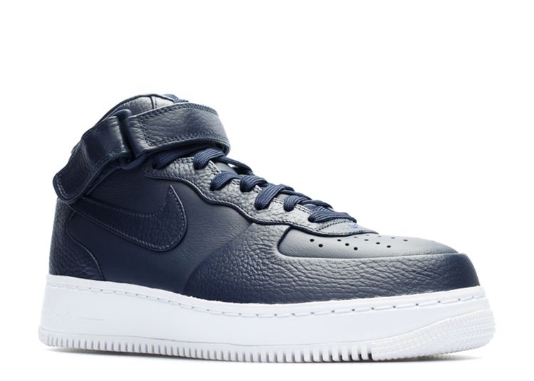 NikeLab Air Force 1 Mid - Nike - 819677 400 - obsidian/white/obsidian ...