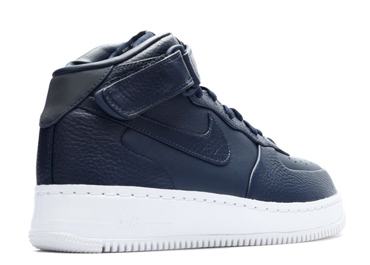 NikeLab Air Force 1 Mid - Nike - 819677 400 - obsidian/white/obsidian ...