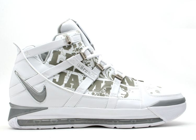 Zoom LeBron 3 'NBA All Star' - Nike - BAM182M33C1 - white/reflective ...