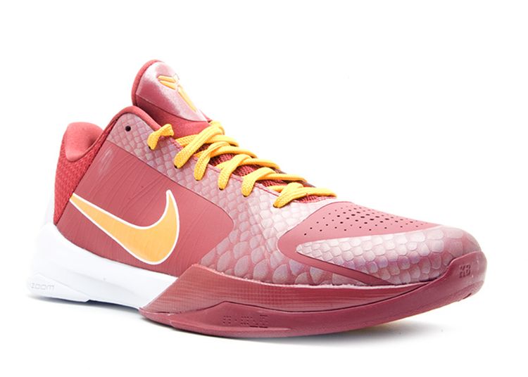 Zoom Kobe 5 'USC' - Nike - 386429 602 - vrsty crmsn/unrsty gld (usc ...