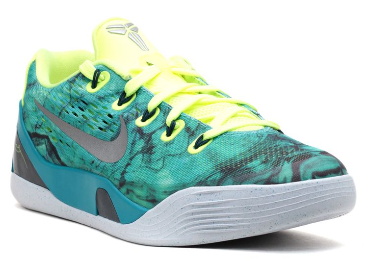 Kobe 9 Em GS 'Easter' - Nike - 653593 300 - turbo green/mtllc-silver-vlt | Flight Club